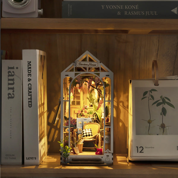 DIY Miniature House Book Nook Kit: Garden House – The Divine Mine